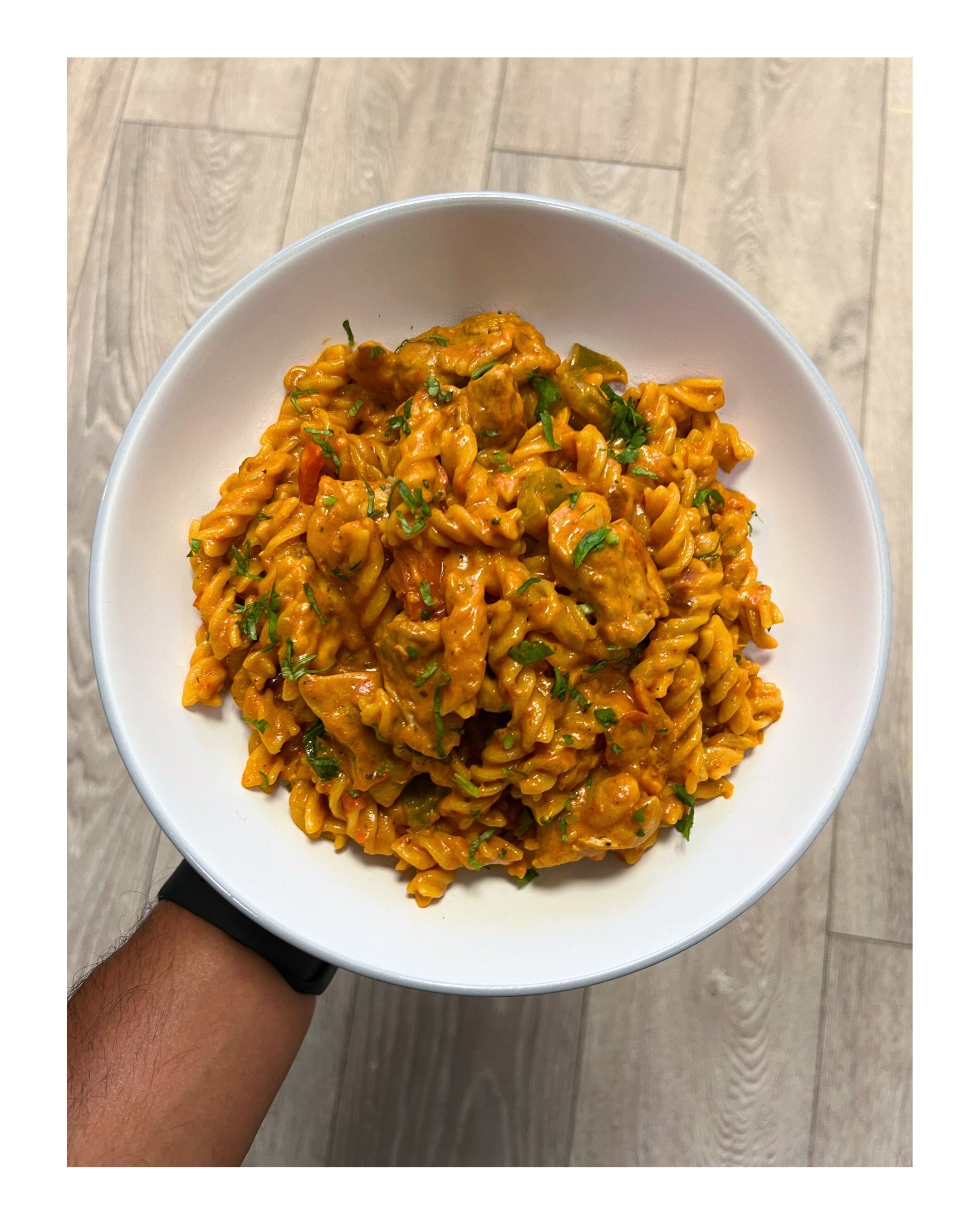 70. One Pot Creamy Peri Peri Chicken Pasta – WhatInTheChef